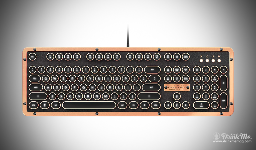 Write the Next Great American Novel with the Azio Vintage Keyboard ...